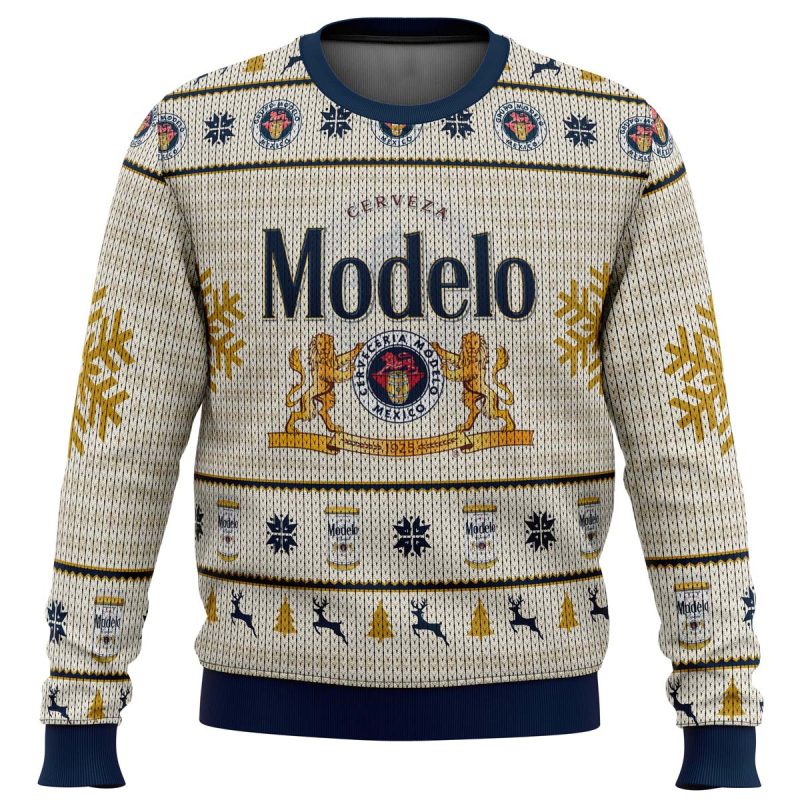 Cerveza Modelo Ugly Christmas Sweater - AnimeBape