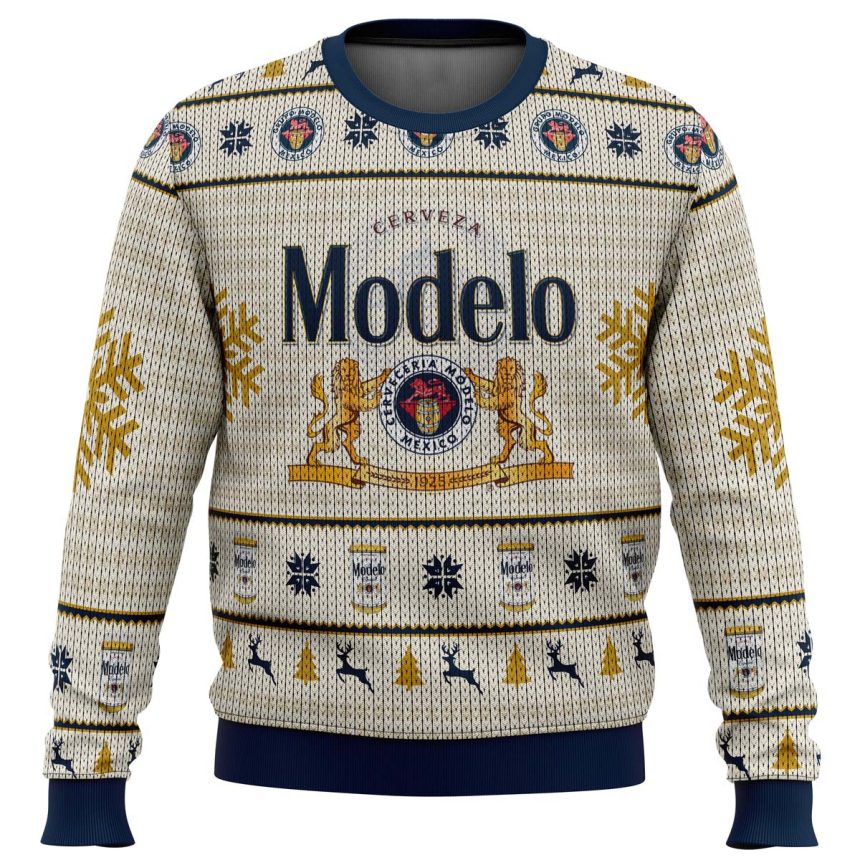 Cerveza Modelo Ugly Christmas Sweater - AnimeBape