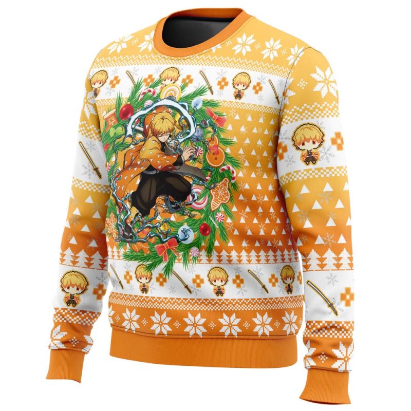 Demon Slayer Tengen Uzui Ugly Christmas Sweater for Xmas Gift - AnimeBape