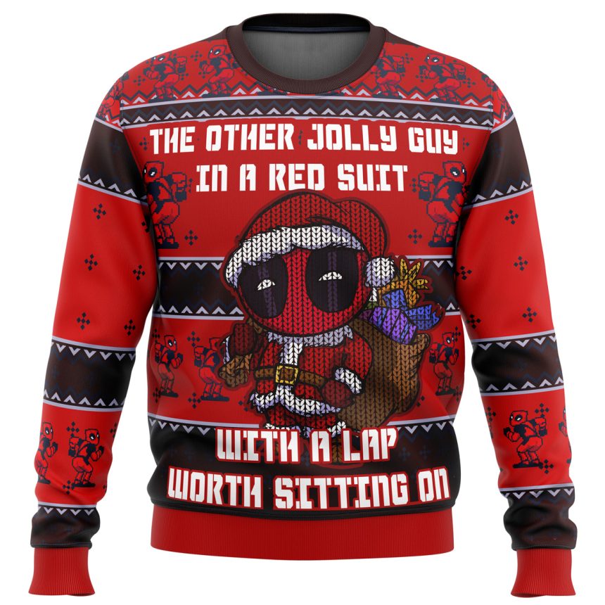 Christmas Anime Ahegao Ugly Christmas Sweater - AnimeBape
