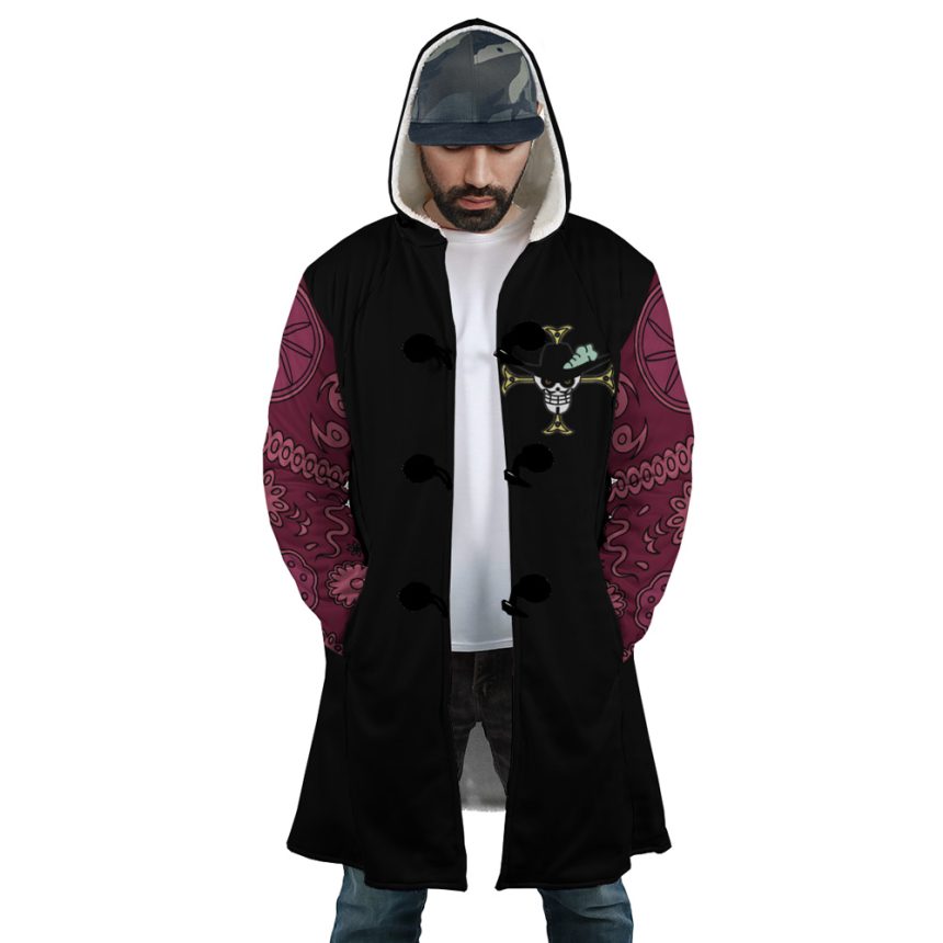 Monkey D Luffy Gear 5 Comic Panels One Piece Hooded Cloak Coat - AnimeBape