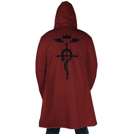 Edward Elric Fullmetal Alchemist Hooded Cloak Coat - AnimeBape