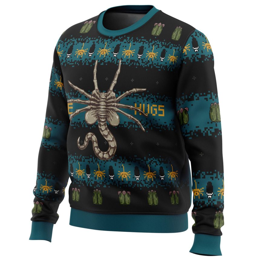 Xenomorph Alien Ugly Christmas Sweater - AnimeBape