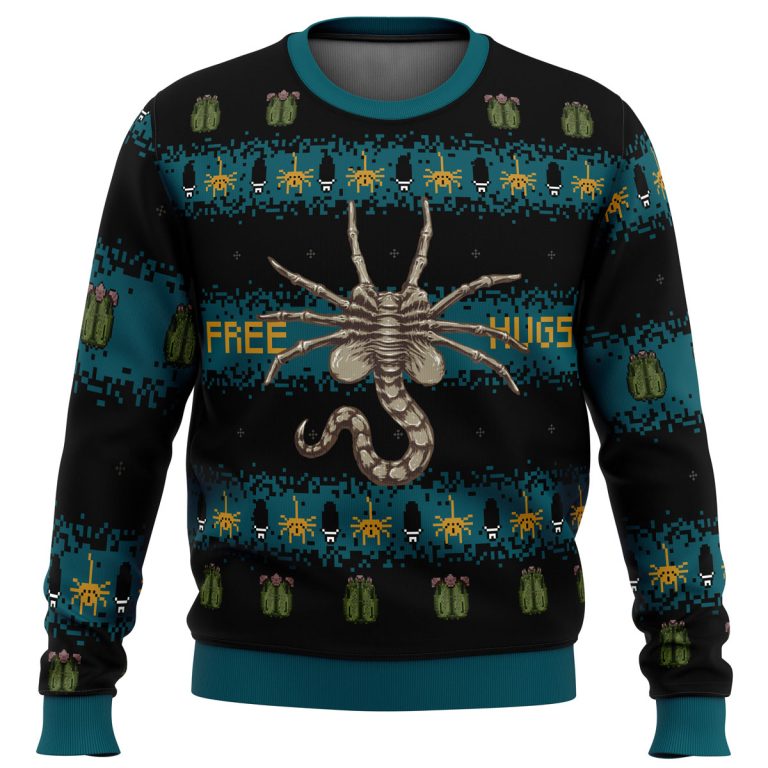Xenomorph Alien Ugly Christmas Sweater - AnimeBape