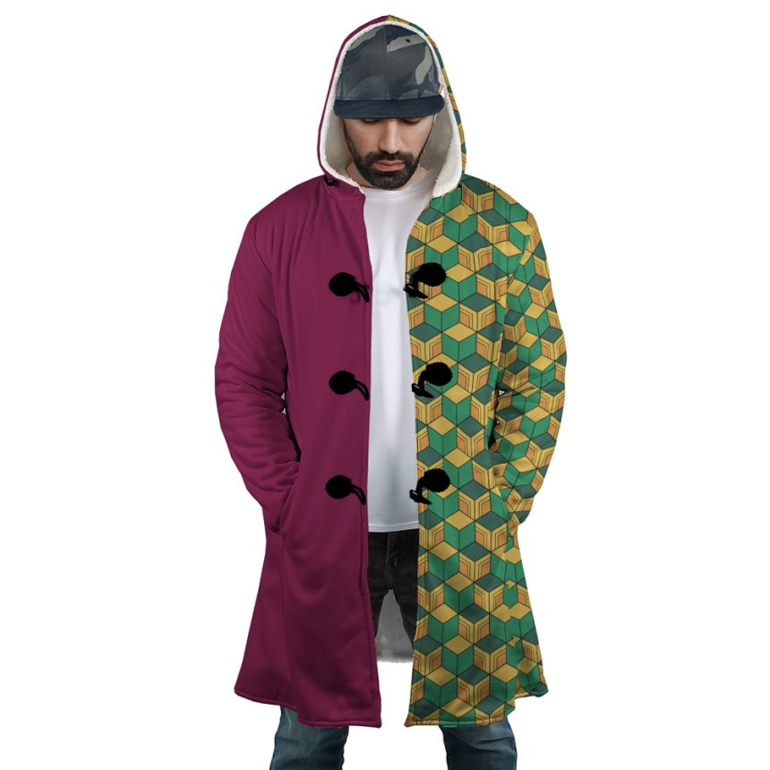 Trippy BMO Adventure Time Hooded Cloak Coat - AnimeBape