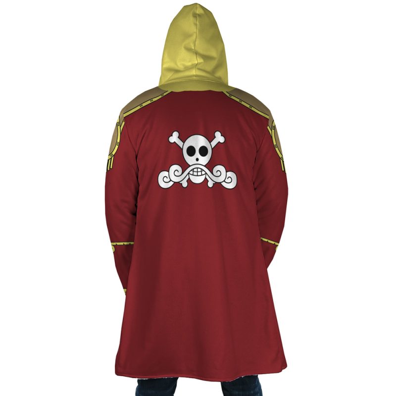 Gol D. Roger One Piece Hooded Cloak Coat - AnimeBape