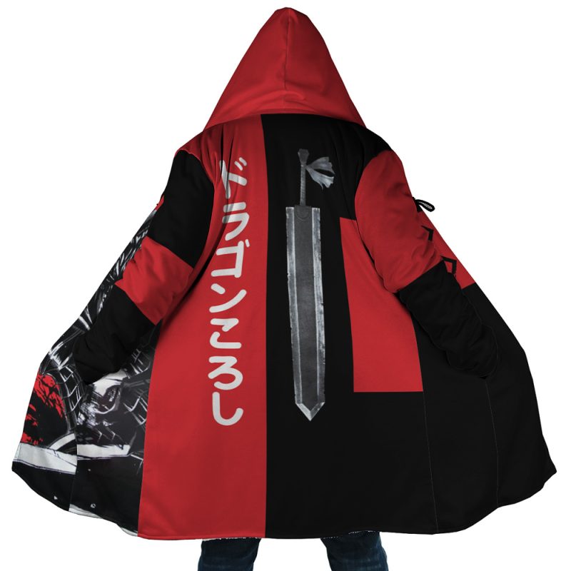 Trippy Monkey D. Luffy One Piece Hooded Cloak Coat - AnimeBape