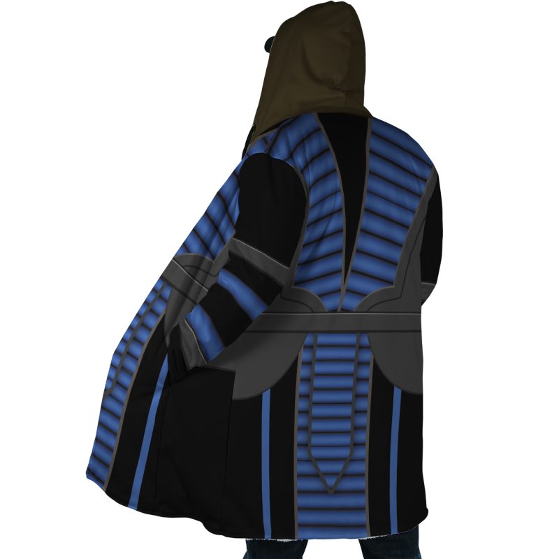 Sub-Zero Mortal Kombat Hooded Cloak Coat - AnimeBape