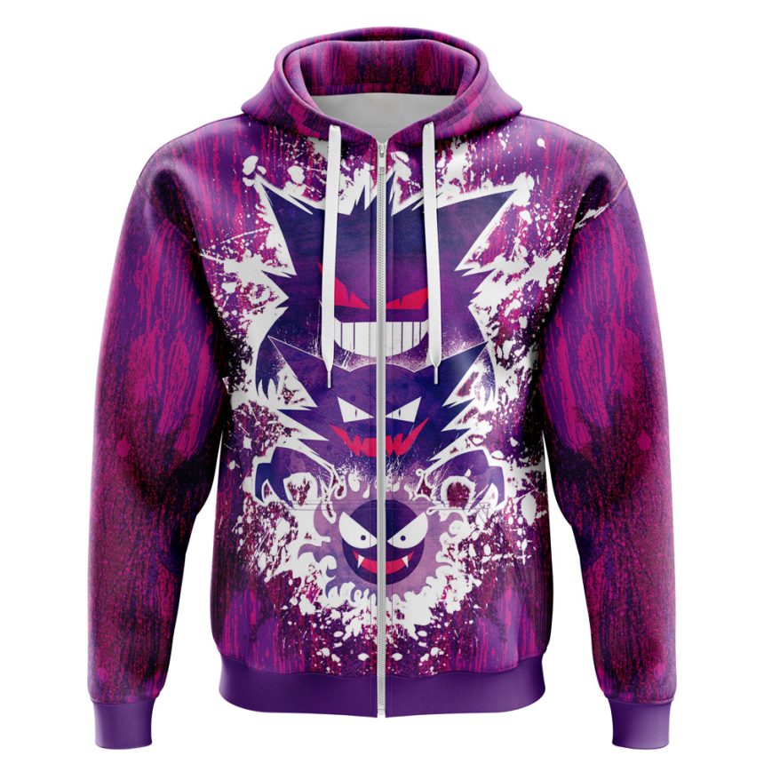 Eeveelution Pokemon Streetwear Zip Hoodie Jacket - AnimeBape