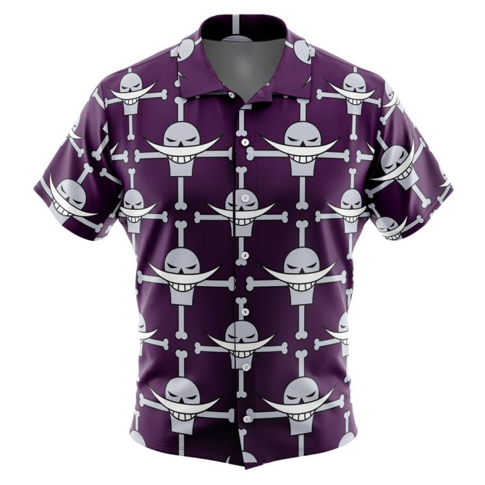 Monkey D. Luffy Dressrosa One Piece Button Up Hawaiian Shirt - AnimeBape