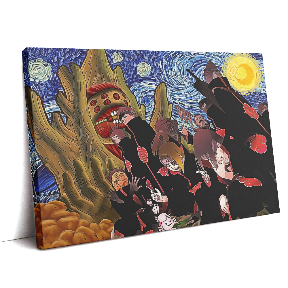 Akatsuki Ultimate Ninja Storm Naruto Starry Night Canvas Print Wall Art ...