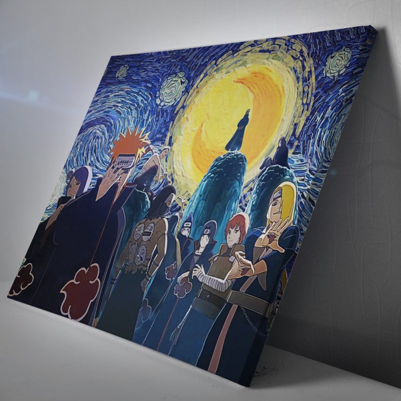 Akatsuki Ultimate Ninja Storm Naruto Starry Night Canvas Print Wall Art ...