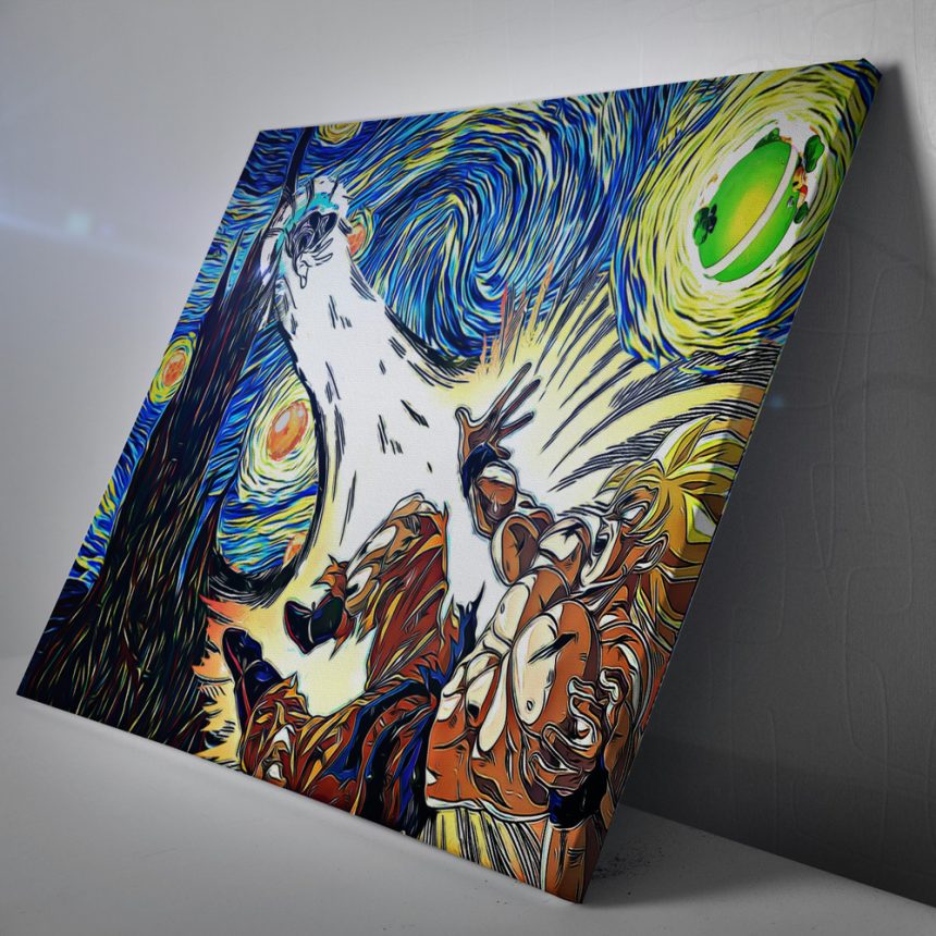 Trippy Ghostly Evolution Gastly Haunter Gengar Pokemon Canvas Print ...