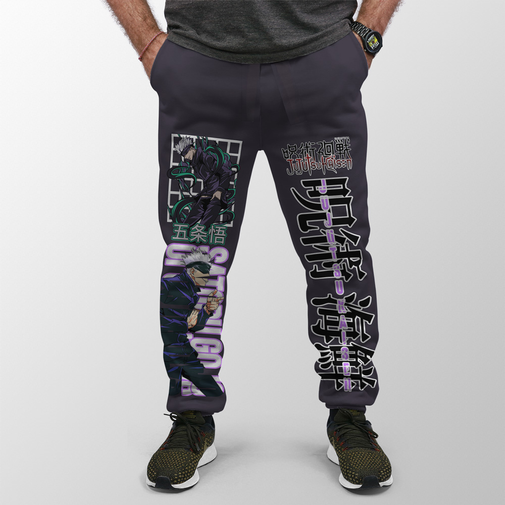 Satoru Gojo Jujutsu Kaisen Streetwear Sweatpants - AnimeBape