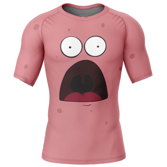 Patrick Star SpongeBob SquarePants Short Sleeve Rash Guard Compression ...