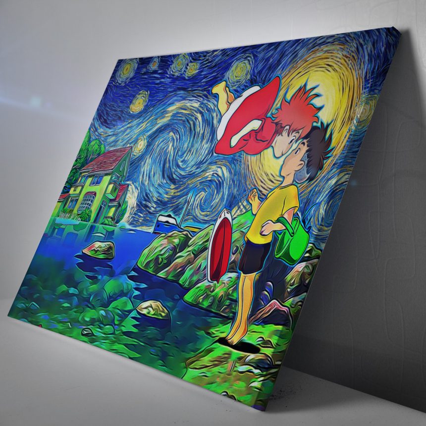 Trippy Ghostly Evolution Gastly Haunter Gengar Pokemon Canvas Print ...