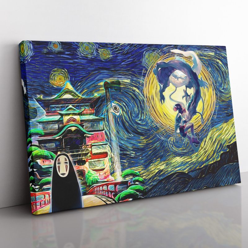 Fortnite Starry Night Tilted Towers Canvas Print Wall Art - AnimeBape