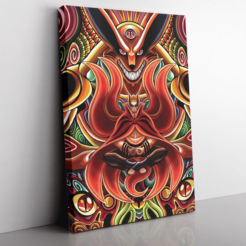 Trippy Ghostly Evolution Gastly Haunter Gengar Pokemon Canvas Print ...