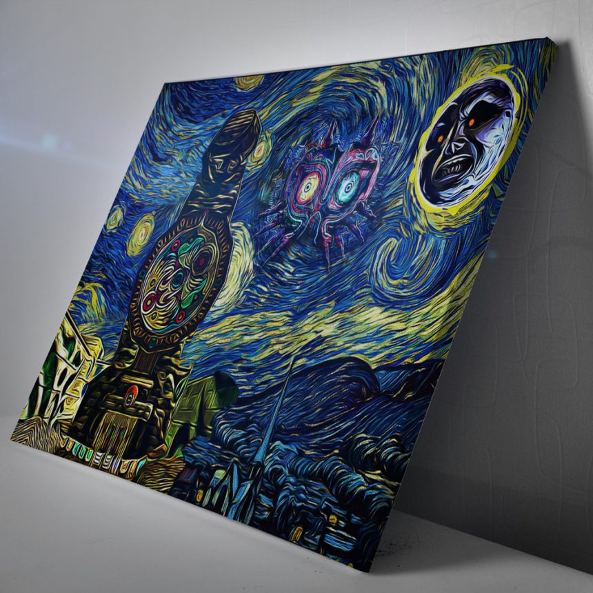 Akatsuki Ultimate Ninja Storm Naruto Starry Night Canvas Print Wall Art ...