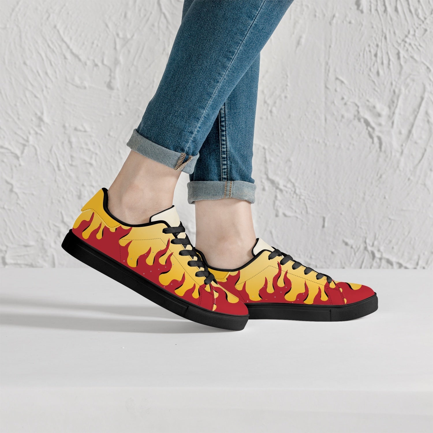 Kyojuro Demon Slayer Leather Smith Shoes - AnimeBape