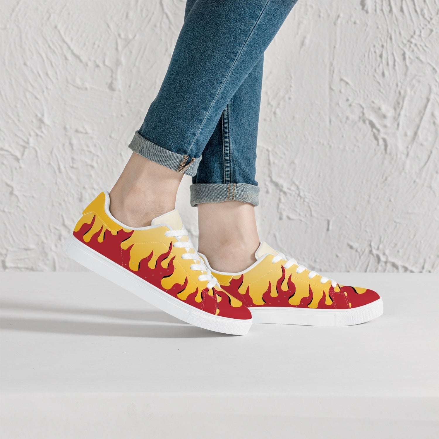 Kyojuro Demon Slayer Leather Smith Shoes - AnimeBape