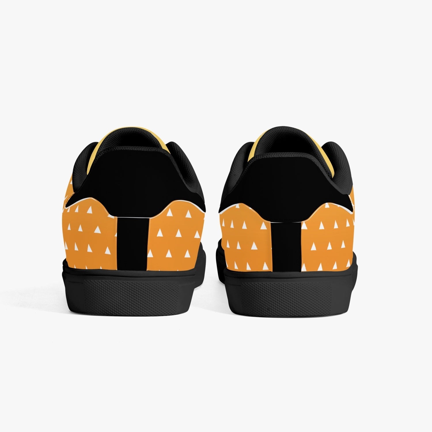 Zenitsu Agatsuma Demon Slayer Leather Smith Shoes - AnimeBape