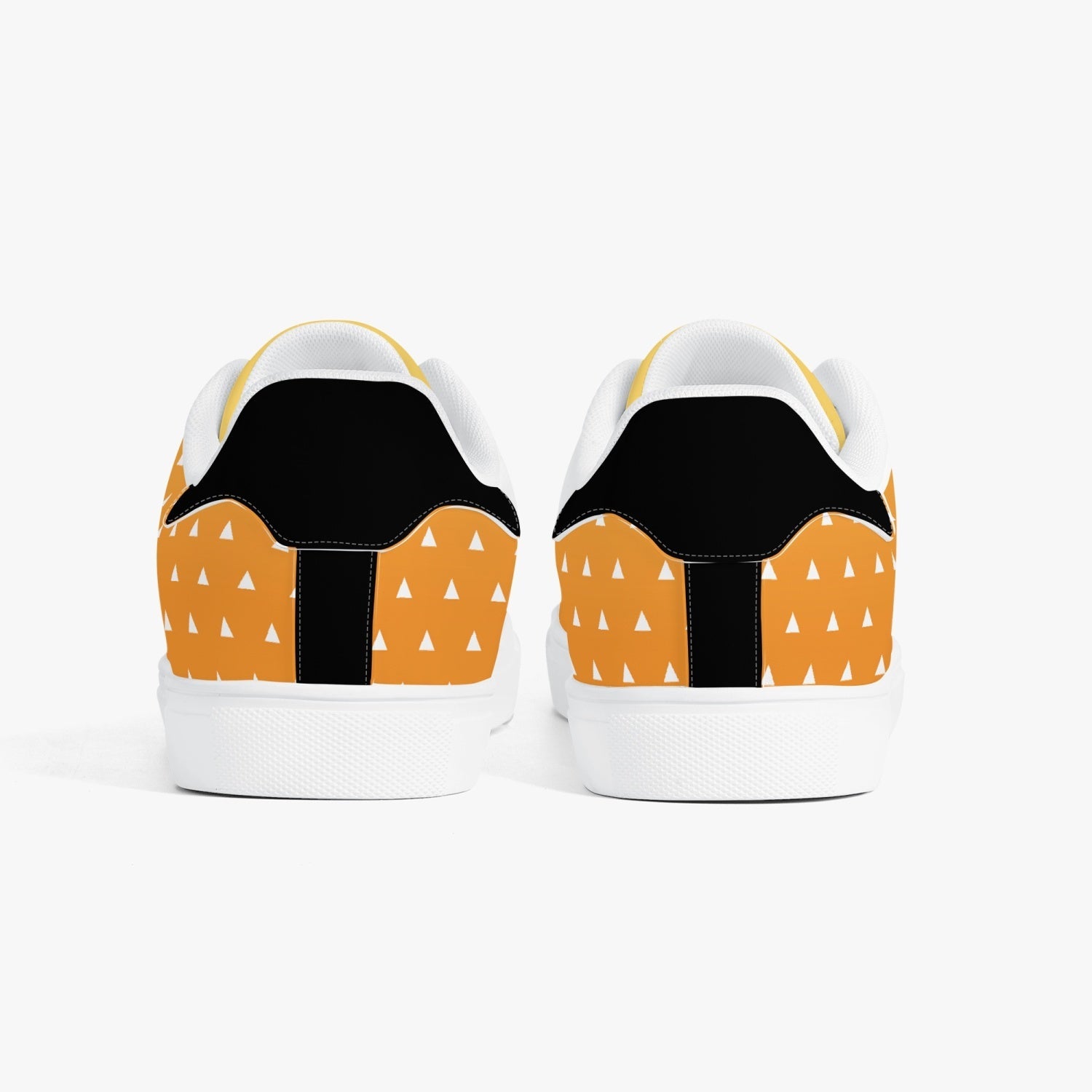 Zenitsu Agatsuma Demon Slayer Leather Smith Shoes - AnimeBape