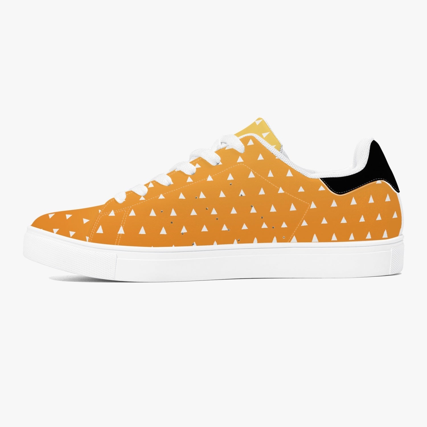 Zenitsu Agatsuma Demon Slayer Leather Smith Shoes - AnimeBape