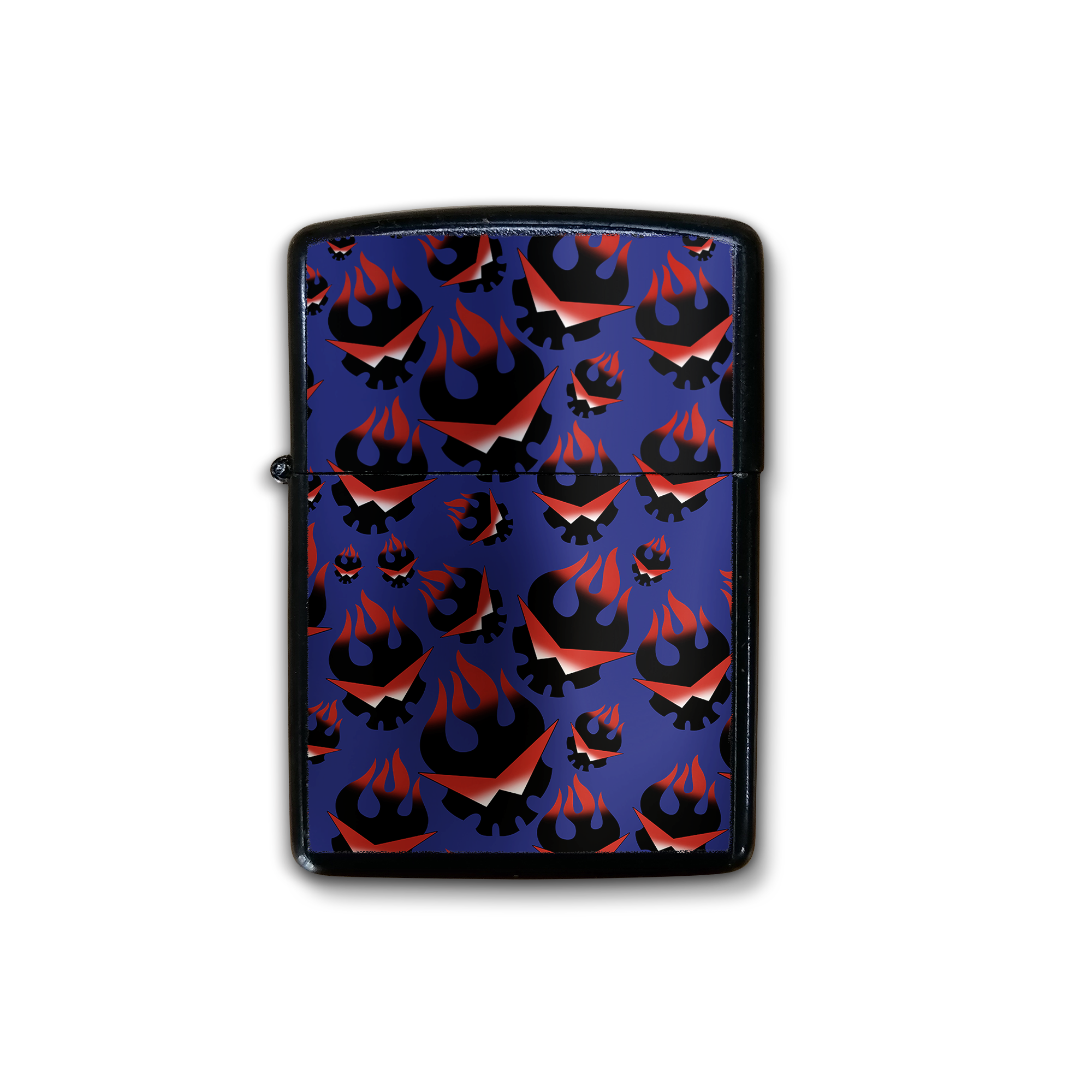 Kamina's Great Flaming Skull Tengen Toppa Gurren Lagann Lighter Case ...