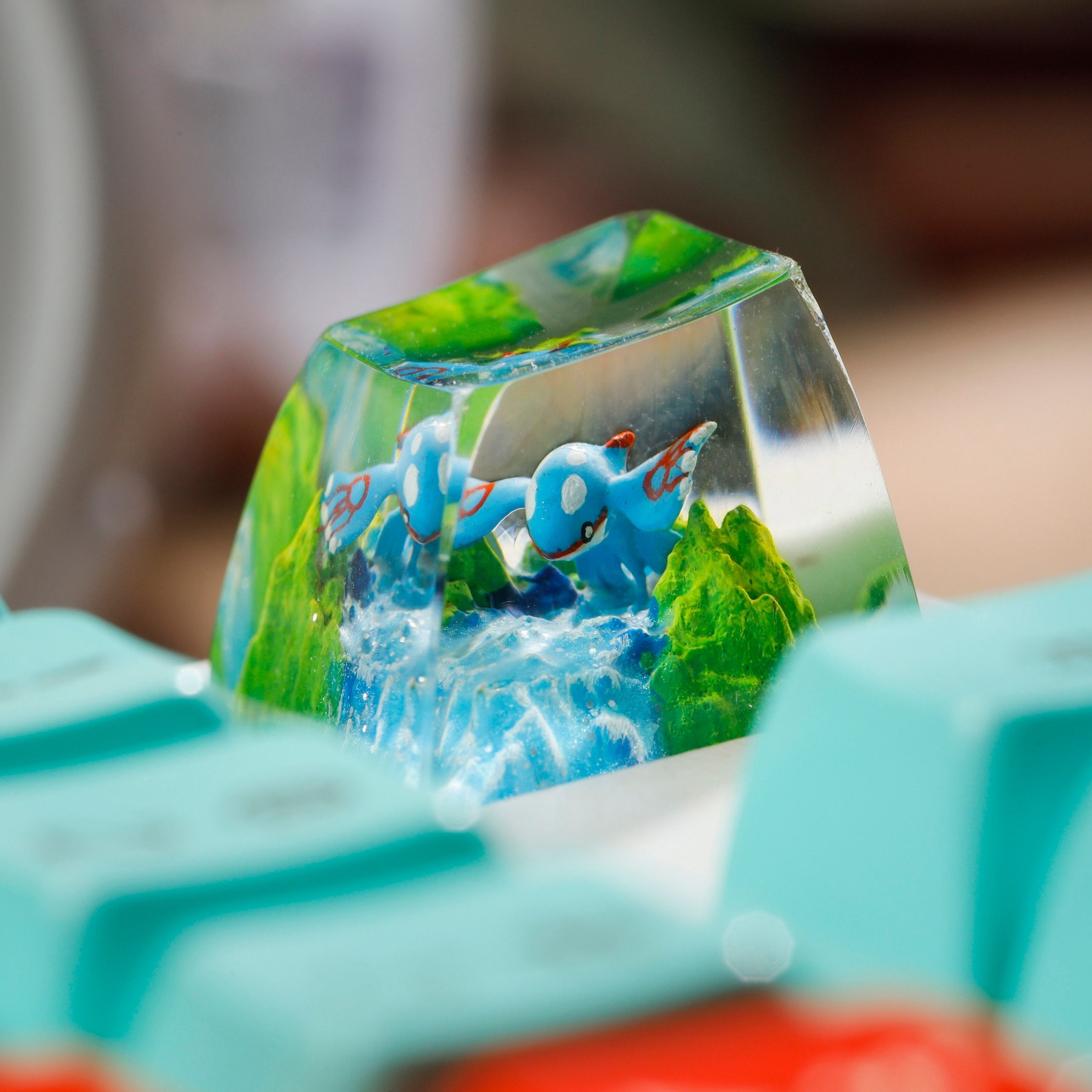 Kyogre Pokemon Artisan Keycap - AnimeBape