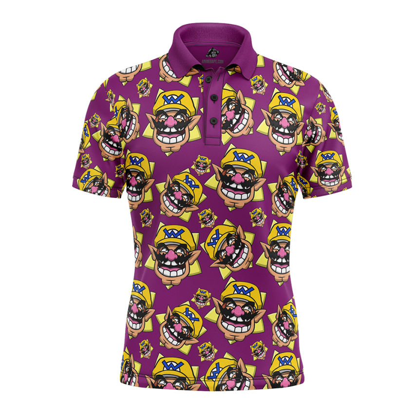 Wario Super Mario Polo Goft Shirt - AnimeBape