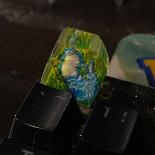 Snorlax Pokemon Artisan Keycap - AnimeBape