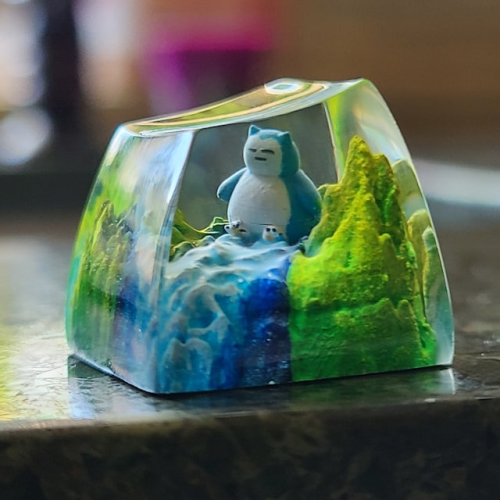 Snorlax Pokemon Artisan Keycap - AnimeBape
