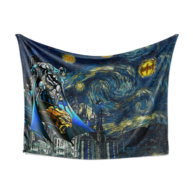 Batman Starry Dark Knight Blanket - AnimeBape