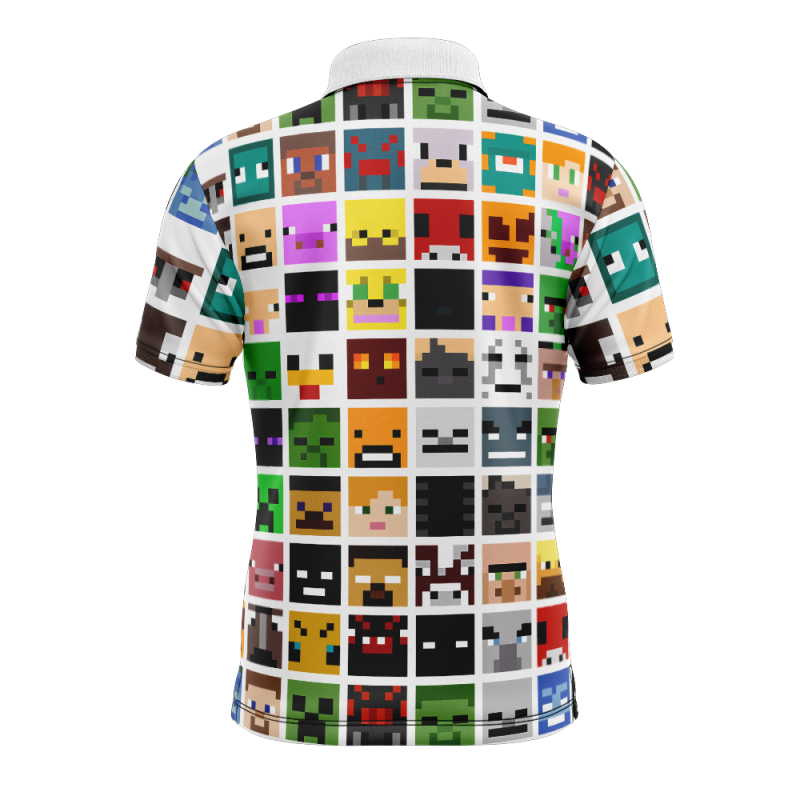 Block Faces Minecraft Character Anime Clothing & Apparel Collection ...