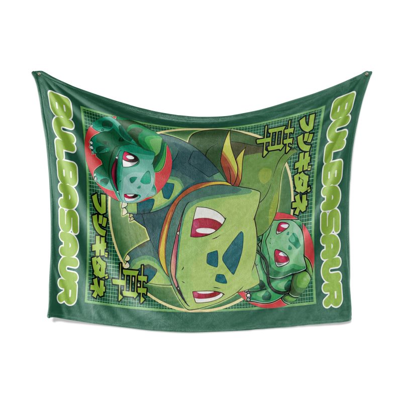 Bulbasaur Pokemon Blanket - AnimeBape