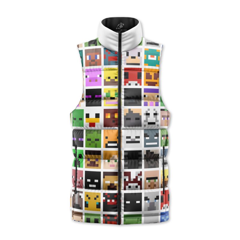 Block Faces Minecraft Character Anime Clothing & Apparel Collection ...