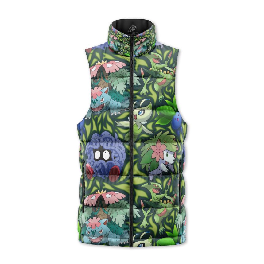 Grass Type Pokemon Character Anime Clothing & Apparel Collection ...