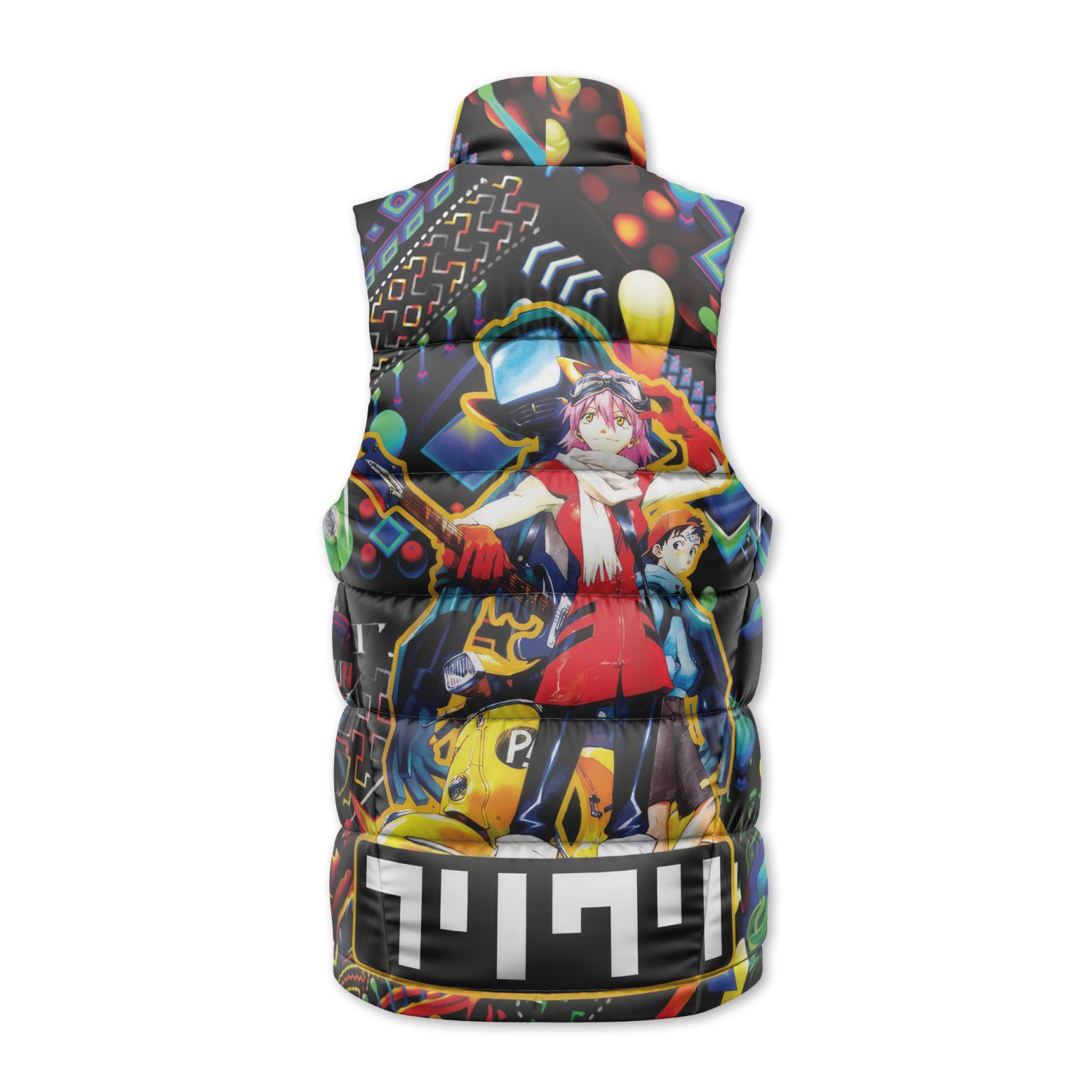 Vibing FLCL Sleeveless Down Jacket V2 - AnimeBape