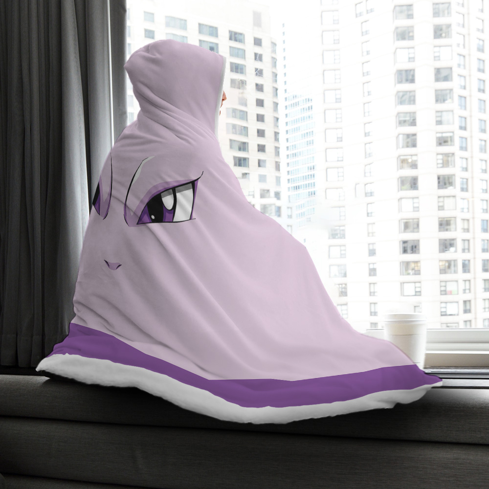 Mewtwo Pokemon Hooded Blanket - AnimeBape