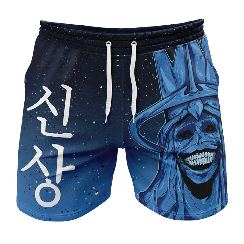 Statue of God Solo Leveling Gym Shorts - AnimeBape