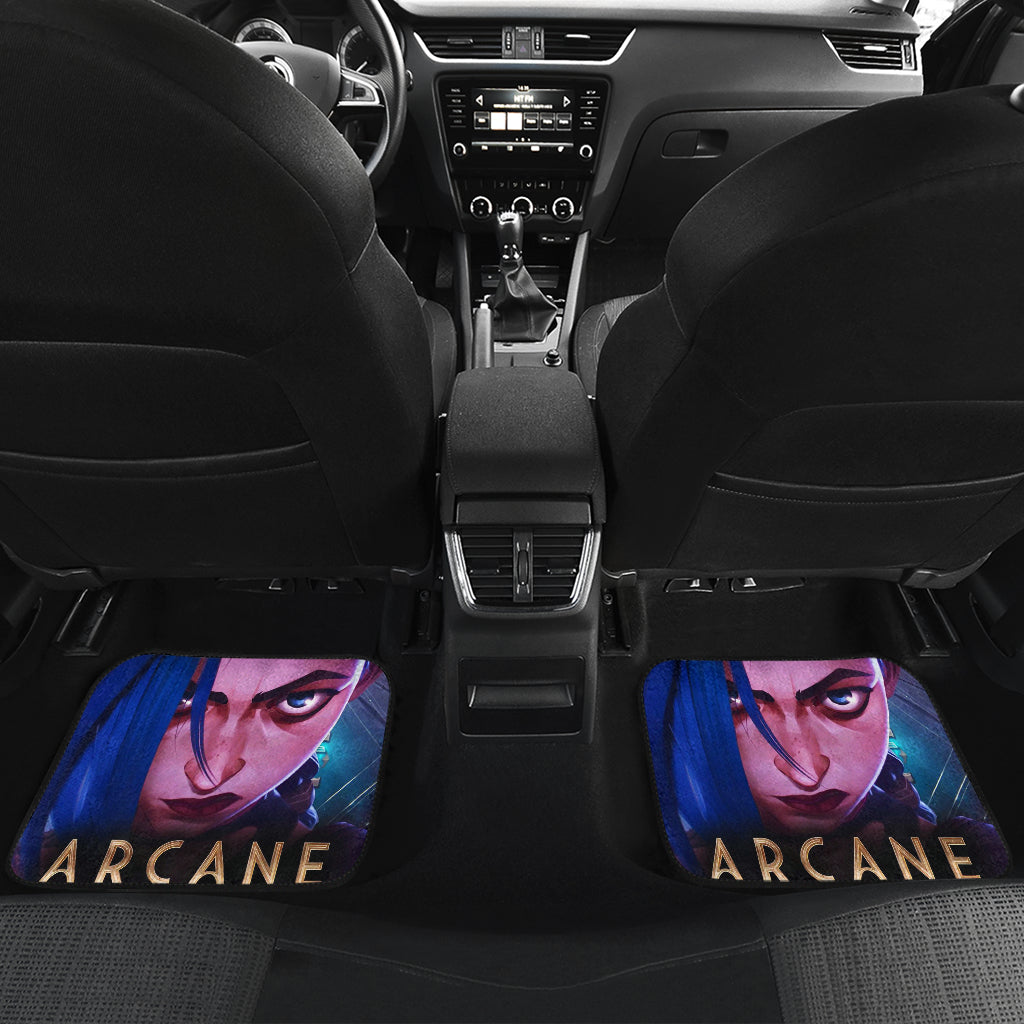 Jinx Silco Vi Arcane Car Mats featuring League of Legends Design ...