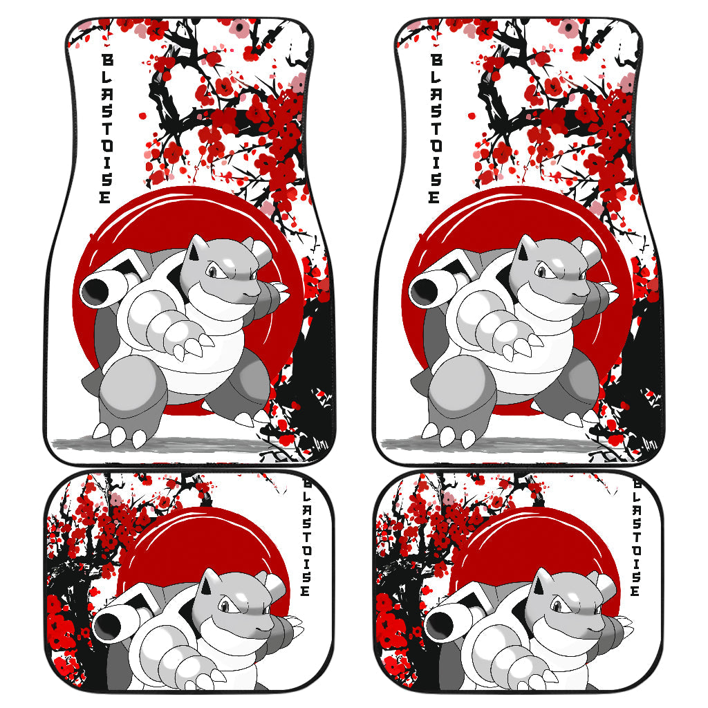Blastoise Japanese Style Car Mats for Pokemon Fans - AnimeBape