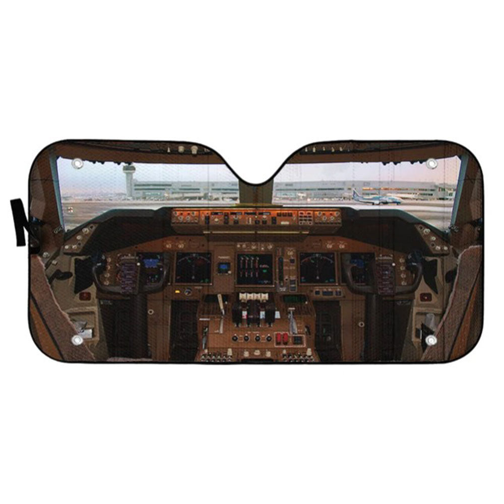 Boeing 721 Airplane Cockpit Sun Shades for Car Windshield Accessories ...
