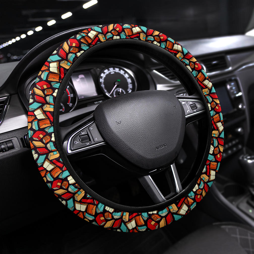 Premium Black Steering Wheel Cover for Cars - Model 7068 - AnimeBape