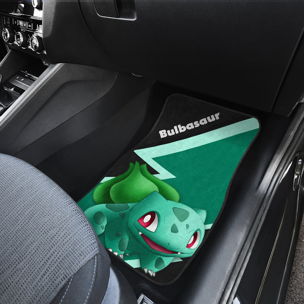 Bulbasaur Pokemon Car Mats - Unique Car Accessories for Fans - AnimeBape