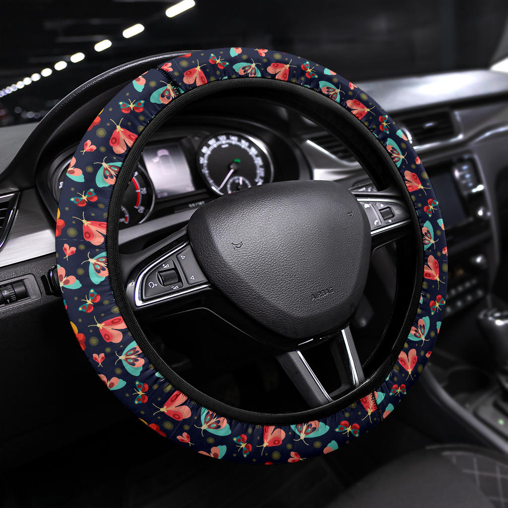 Beautiful Butterfly Premium Car Steering Wheel Cover - AnimeBape