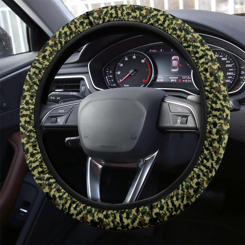 US Army Camouflage Military Car Steering Wheel Cover, Premium Quality ...