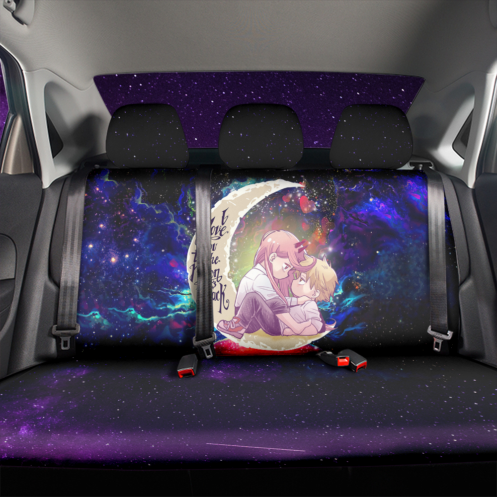 Chainsaw Man Denji Power Love You To The Moon Car Back Seat Covers ...