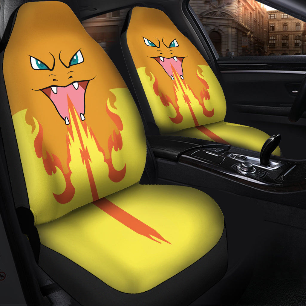 Charizard Pokemon Custom Car Seat Covers - Premium Protectors - AnimeBape